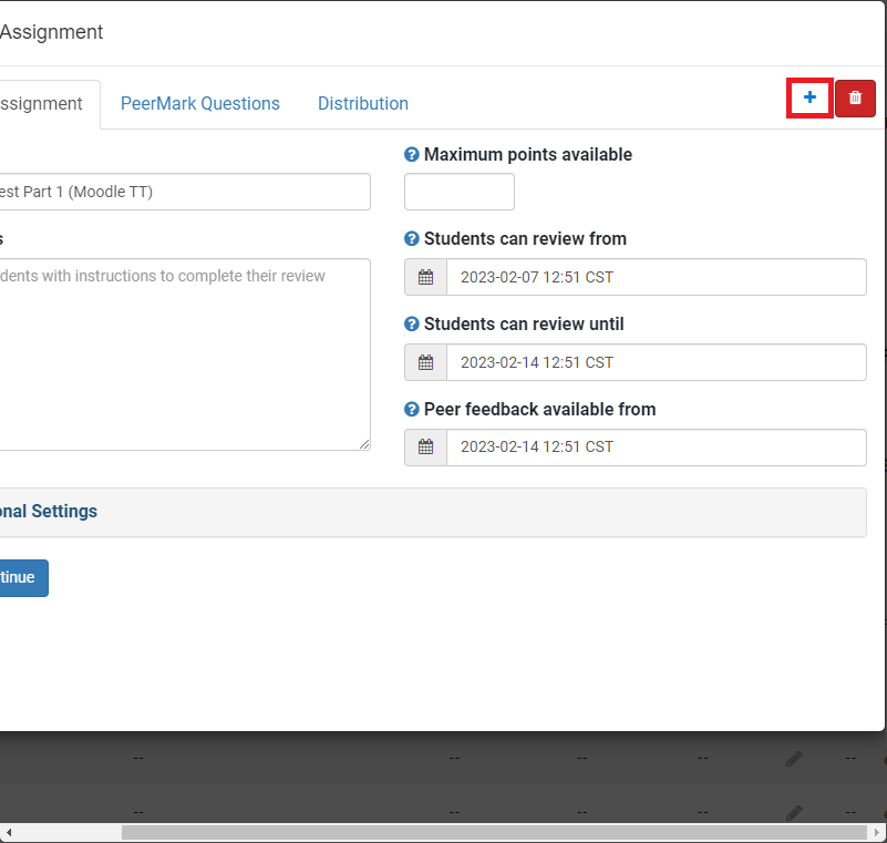 Moodle: Activities & Resources: Creating a Peermark Assignment from Turnitin on Moodle - GROK ...